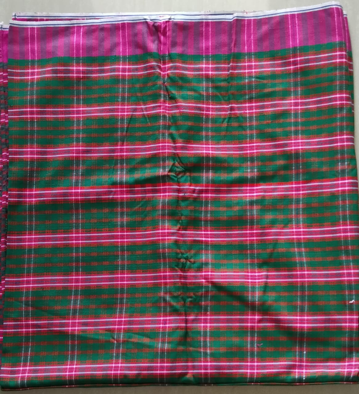 Purple and Green Poleng Pattern – eJazmine.com