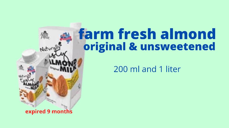 Farm Fresh Almond Original and unsweetened(1litre) – eJazmine.com