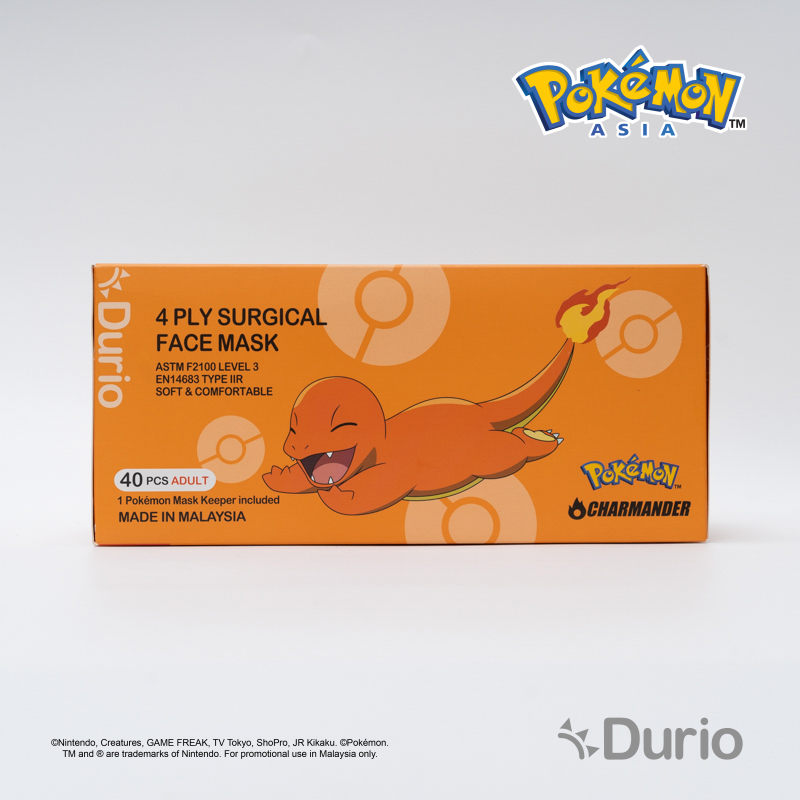 DURIO 546A POKEMON 4PLY SURGICAL FACE MASK – LIMITED EDITION – ADULT ...