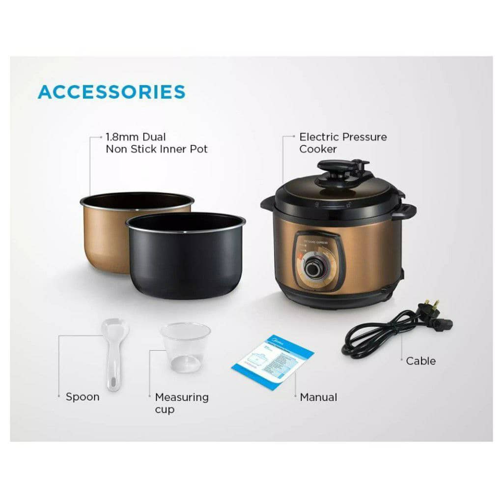 BMK Midea 5.0L Pressure Cooker Dual Pot – eJazmine.com