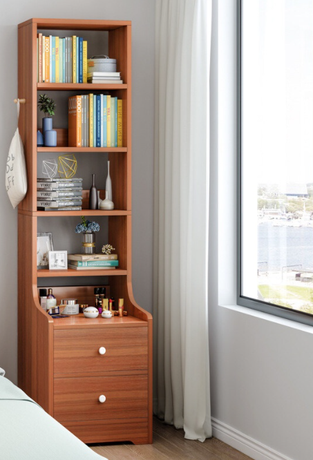 BMK Bedside Table Minimalist Storage Rack With Drawer – eJazmine.com