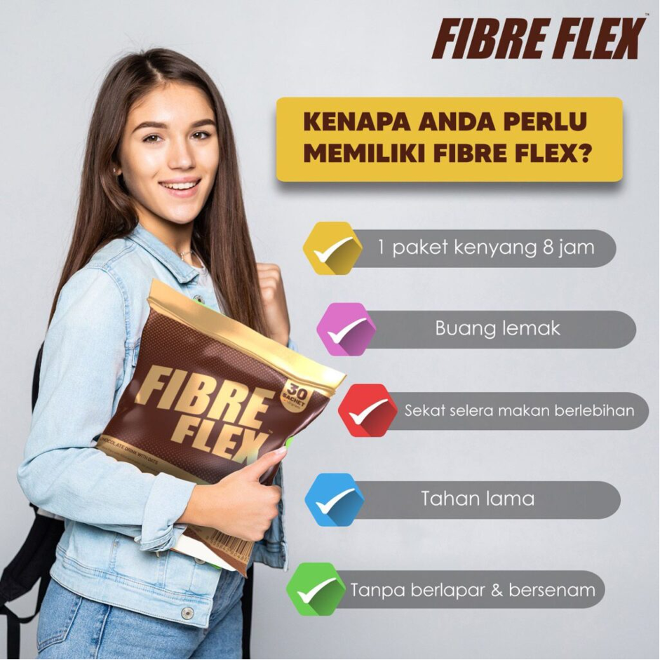 FIBRE FLEX MINUMAN CAMPURAN COKLAT DENGAN OAT – eJazmine.com